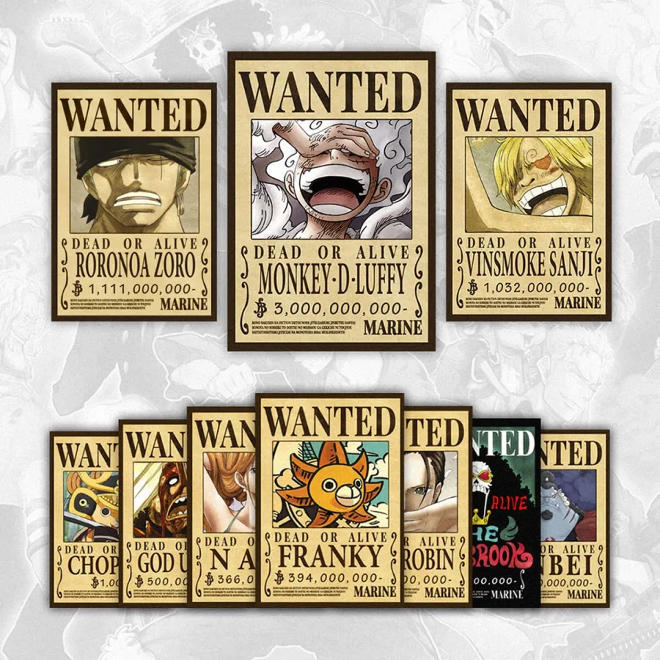 Luffy One Piece Wanted