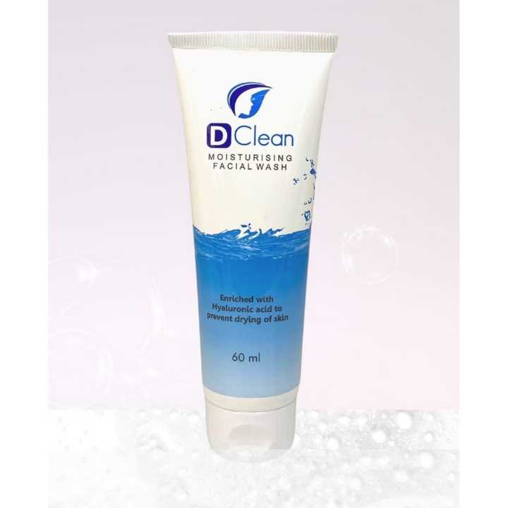 D Clean Moisturising Facial Wash, 60ml | Daraz.com.np