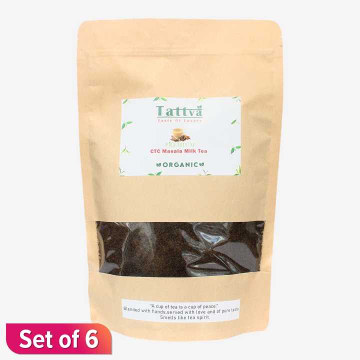 Tattva CTC Masala Milk Organic Tea 500g Set Of 6 | Daraz.com.np