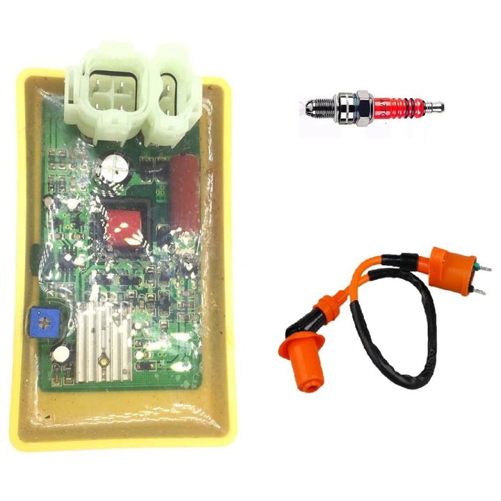 6 Pin Cdi Adjustable Dc Performance Plug Coil For Gy6 50Cc 250Cc ...