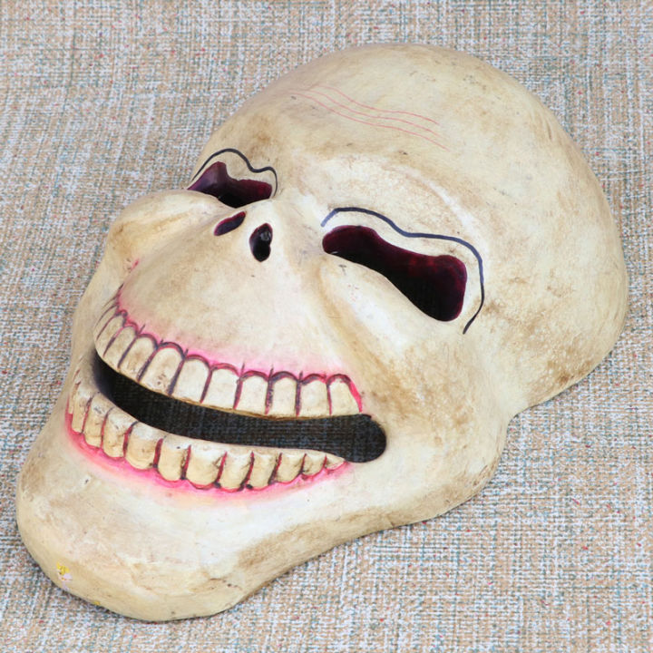 Wooden Skull Carved Wall Decor- Lotus Handicrafts | Daraz.com.np