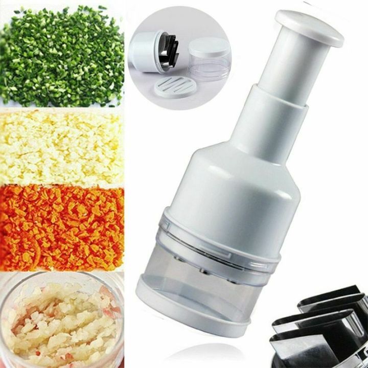 Chopper Pressing Cutter - Vegetable Food Onion Garlic Slicer Peeler ...
