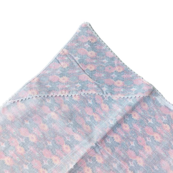 3 Layer Thin Mal Mal Hooded Wrapper Blanket For Newborn Babies | Daraz ...