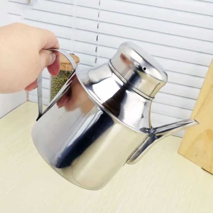 Chuangdeli Multifunction Stainless Steel Oil TeaPot Oil Dispenser Pot ...