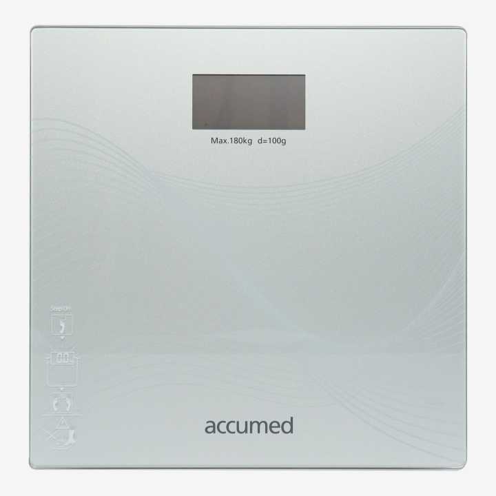 Accumed Super Slim Electronic Glass Personal Scale | Daraz.com.np