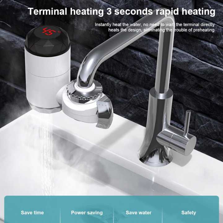 Truepower Instant Electric Water Heating Tap With Led Temperature ...