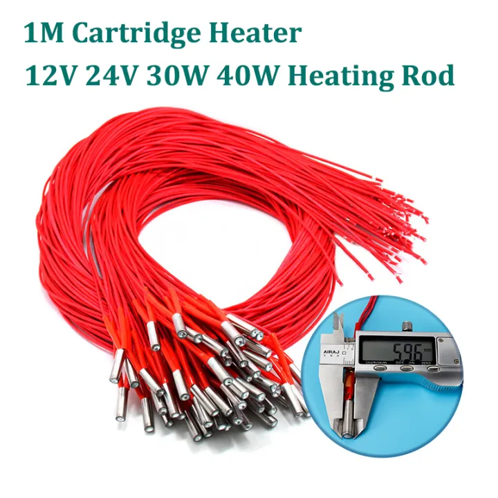 【Exclusive Discount】2pcs 12v 24v 30w 40w Cartridge Heater Extruder ...