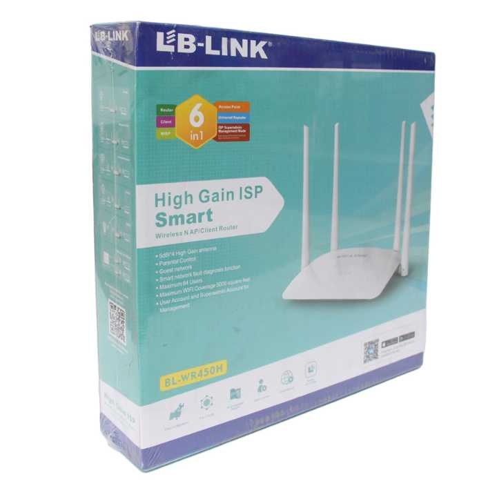 LB-Link High Gain ISP Smart Wireless N AP/Client Router BL-WR450H ...