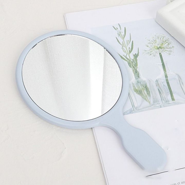 Creative Cute Oval-shaped Makeup Mirror High definition Small European ...