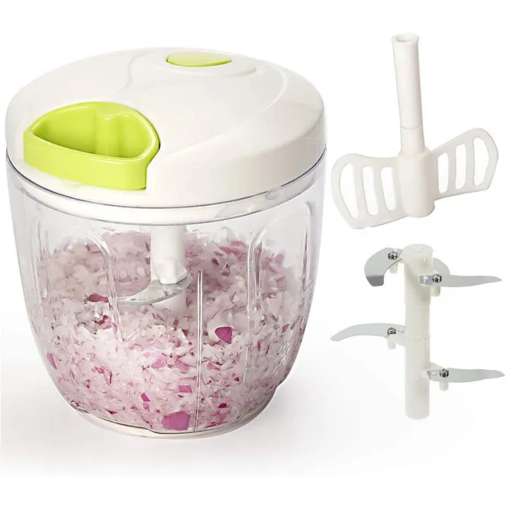 Crank Chop Food Chopper And Processor Deluxe With Japanese Blades ...
