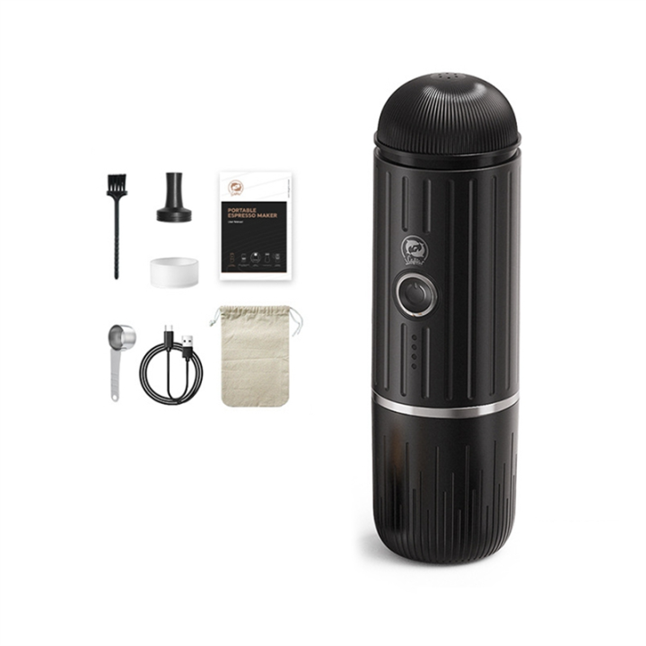 Portable Coffee Maker Wireless Heating Rechargeable 2 in 1 Small Travel ...
