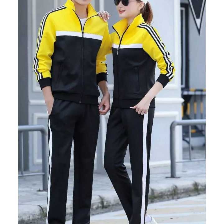 Tracksuit For Men (Yellow Black) | Daraz.com.np