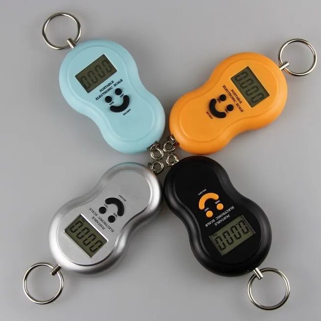 Smiling Face Portable Hanging Fishing Scale Luggage Scale For Travel ...