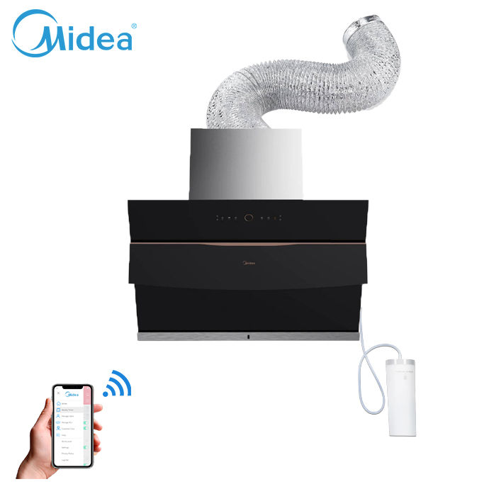 Midea 90cm Chimney with IOT and Steam wash CXW-240 B68 | Daraz.com.np