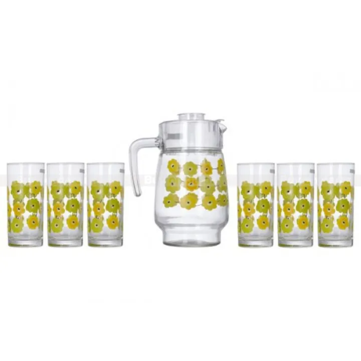 Luminarc L2419 Amsterdam+Tivoli Drink Set (Meline) - 7P Set | Daraz.com.np