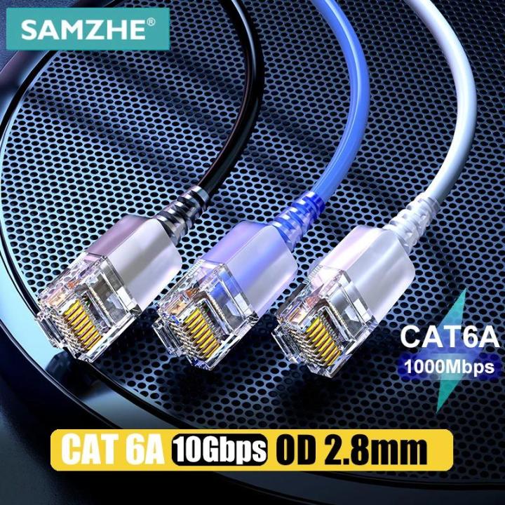 Special Offer SAMZHE Cat6A Ethernet Cable Cat6 Lan UTP Network Patch ...
