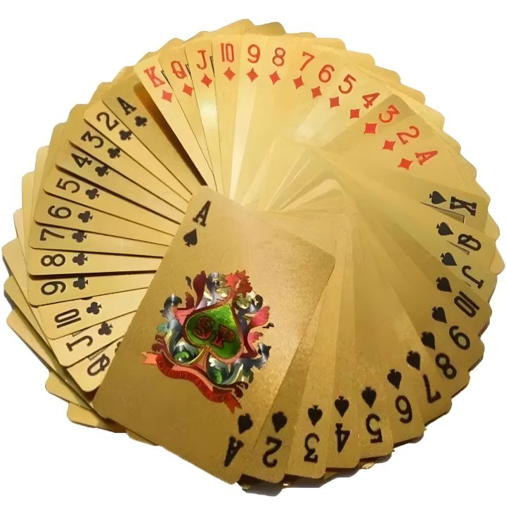 Card Golden - Tass – Premium Waterproof Luxury Playing Cards for Poker ...
