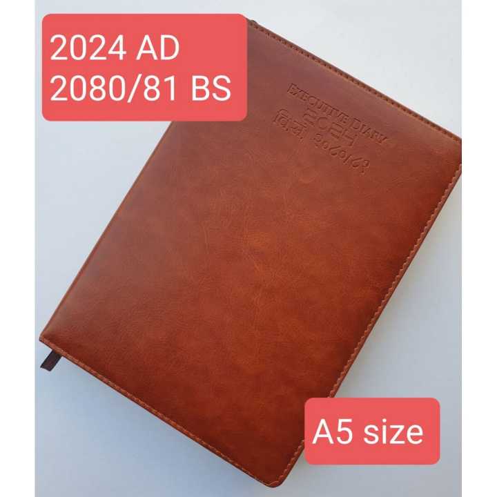 Dated Note Book For 2024/ 2024 Date Diary/ Year Planner in A5 Size ...