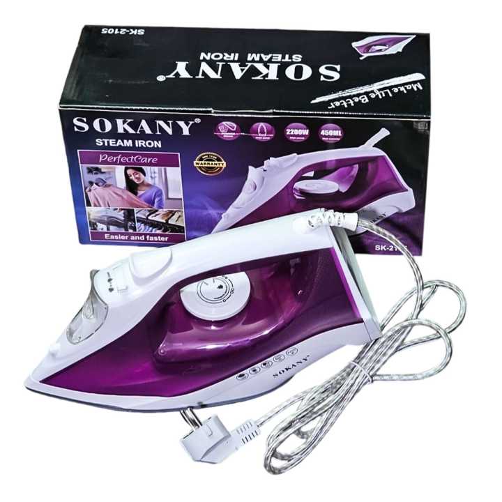 Sokany Electric Steam iron Portable Multifunction Steam Iron | Daraz.com.np