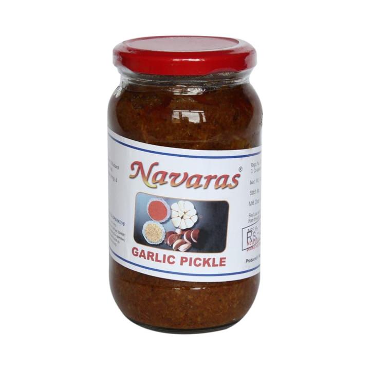 Navaras Garlic Pickle - 400g (Fair Trade Product) | Daraz.com.np