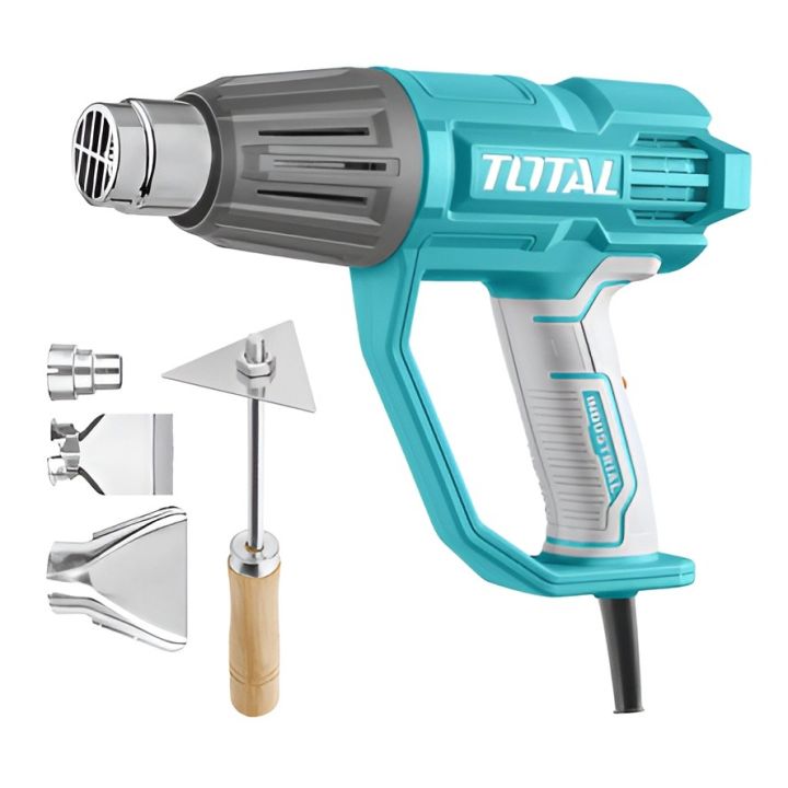 Total 2000W Heat Gun with Nozzles Temperature Control Industrial ...