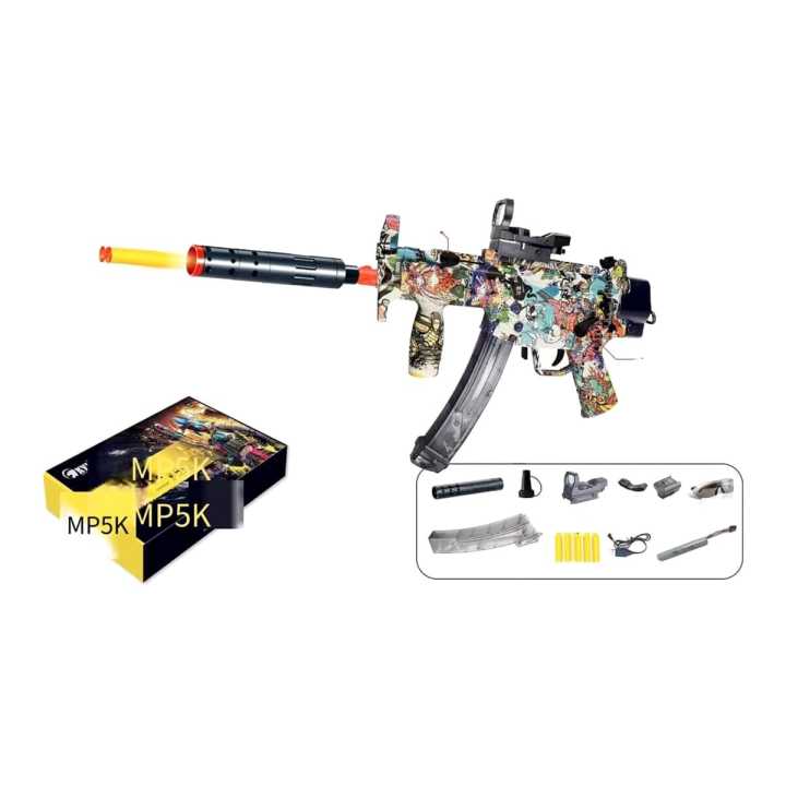 MP5K Gel-Blaster Automatic Graphite Design Toy Gun With Red Dot/Scope ...