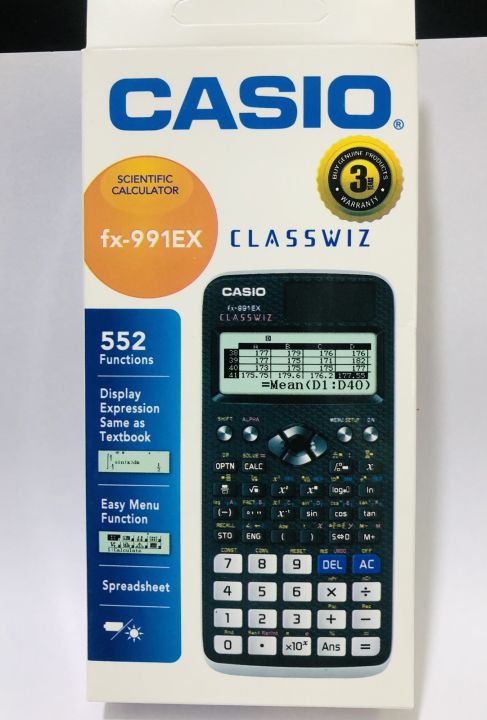 Scientific Calculator Fx-991EX Premiere Quality (PACK OF 1) (552 ...