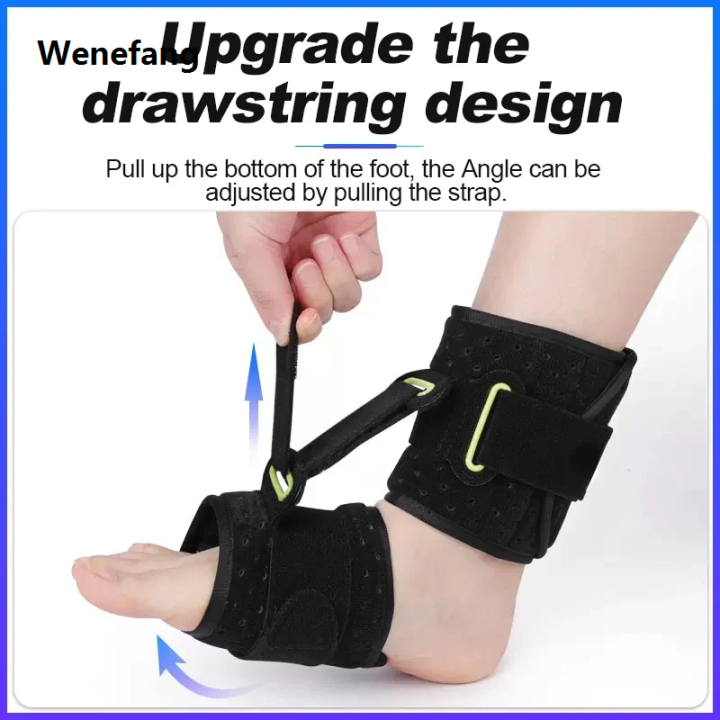 Wenefang Adjustable Drop Foot Brace Foot Up AFO Brace Unisex Fits for ...