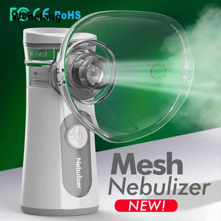 Wenefang Handheld Portable autoclean Inhale Nebulizer Mesh Atomizer ...