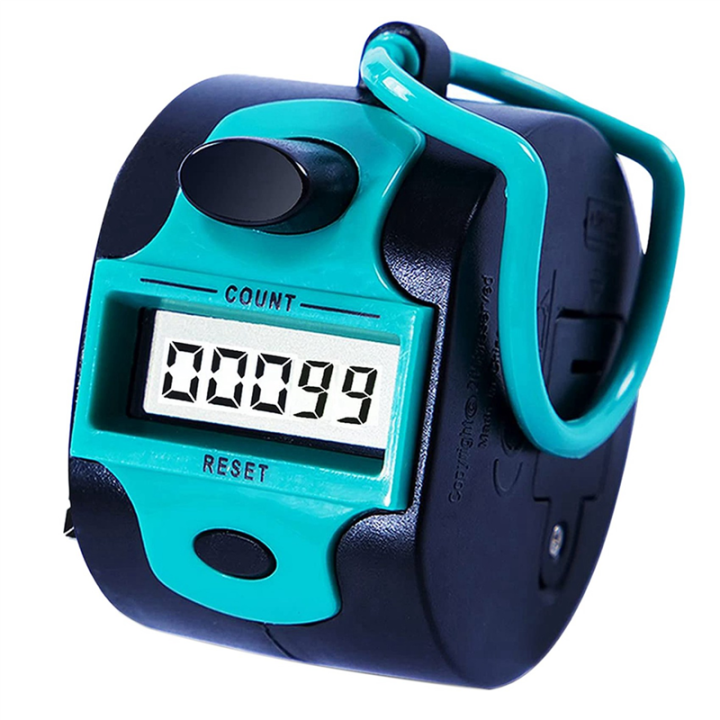 6X Counter Electronic Clicker Manual Digital Counter Finger Ring ...