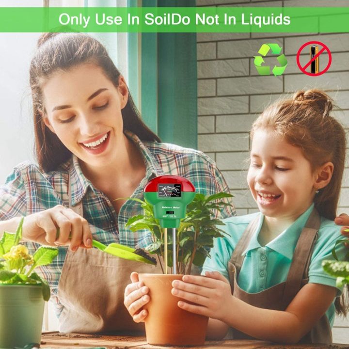 3-In-1 Soil Tester Plants Soil Tester Soil Moisture Meter Soil PH Meter ...