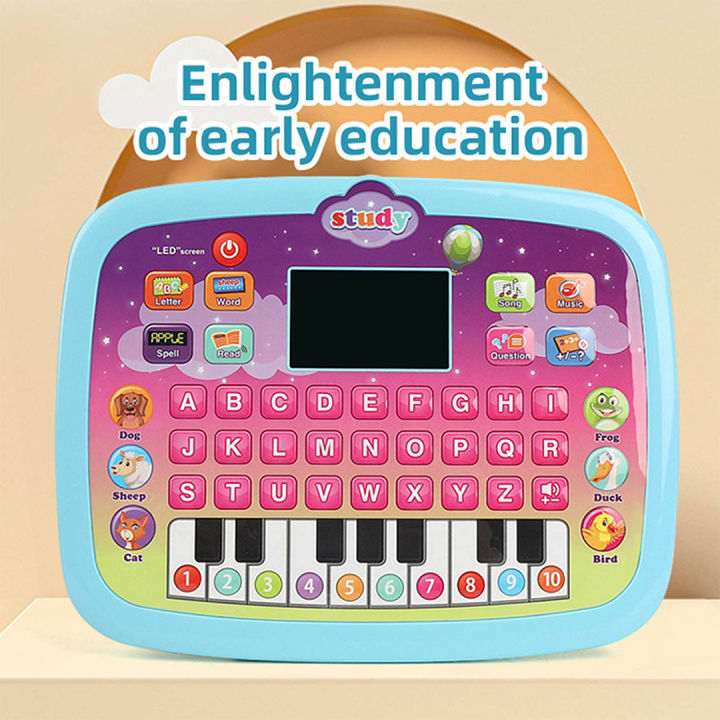 Kids Educational Computer Learning Laptop with LED Screen, Early ...