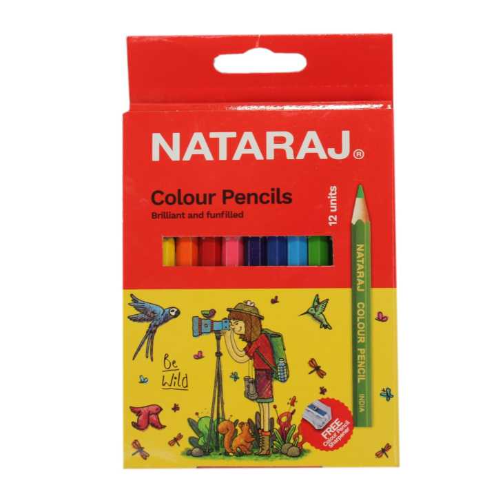 Nataraj Color Pencils 12Units | Daraz.com.np