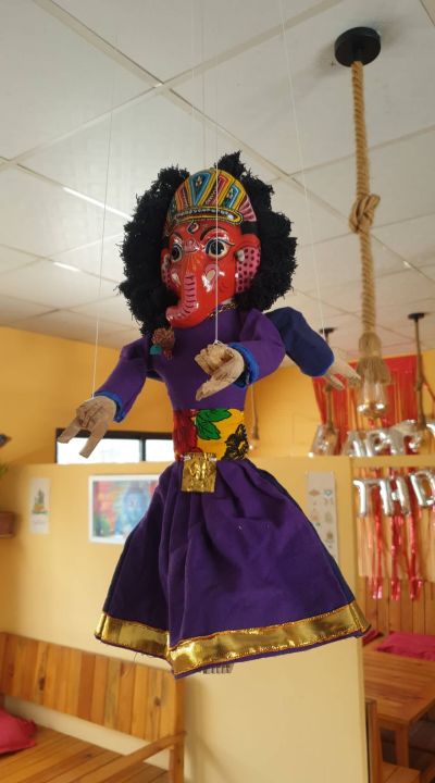 Nepali Handmade Dancing Puppet Dolls, Kathaputali Hand Dancing Doll For ...