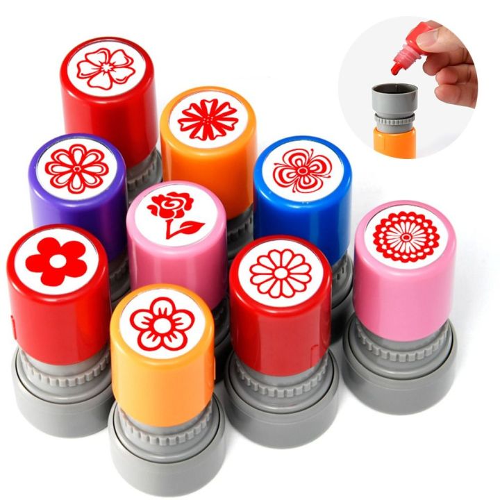 Students Rewards Rewards Flower Stamp Cute Self Inking Positive Review ...