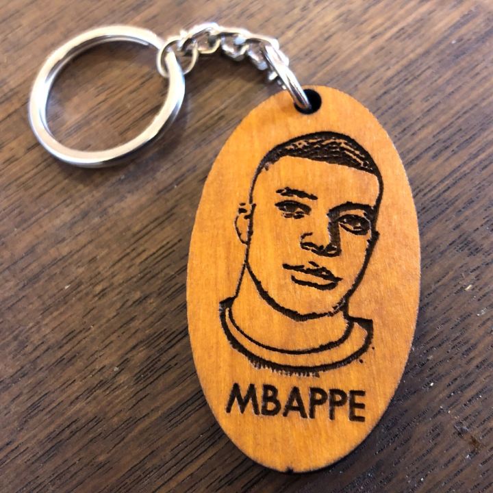 Kylian Mbappé - Football - All Natural Nepali/Nepalese Wood/Wooden ...