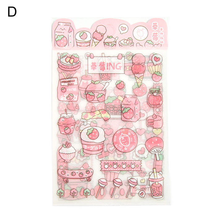 Cartoon Stickers Creative Pattern Lovely Diary Scrapbooking Cartoon ...