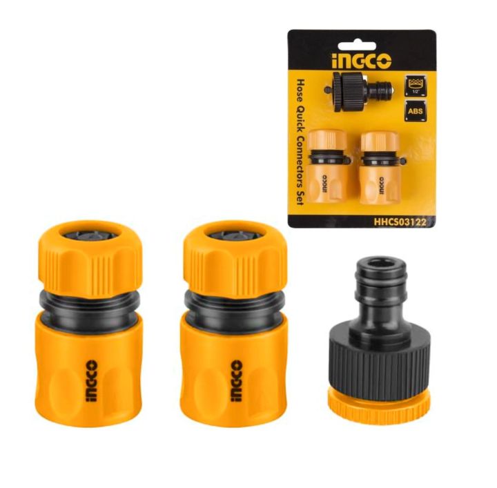 INGCO 3 Pcs Hose Quick Connectors Set | Daraz.com.np