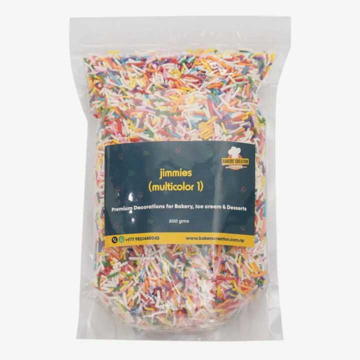 Bakers' Creation Jimmies Shaped Cake Sprinkle (Cake Sprinkle /Cake and ...
