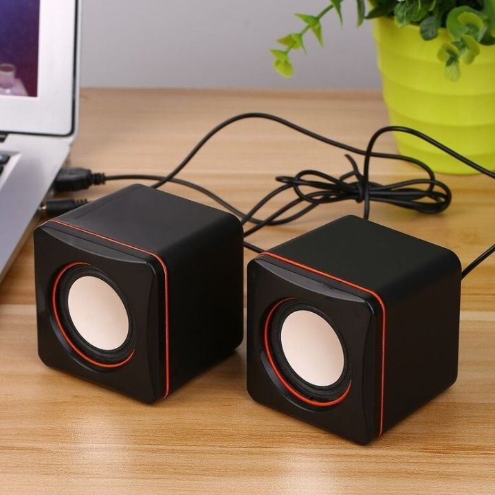 Mini USB Computer Speakers, Small Speakers for Laptop Desktop Netbook ...
