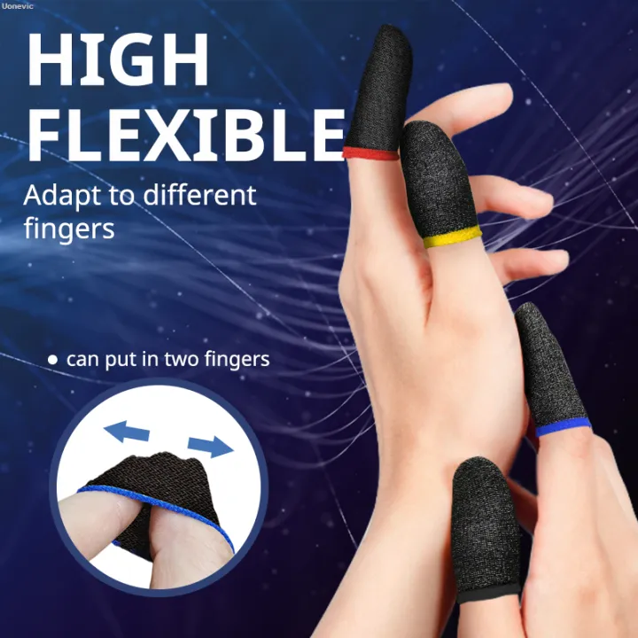 Uonevic Touch screen finger glove cover sweat and anti slip touch play ...