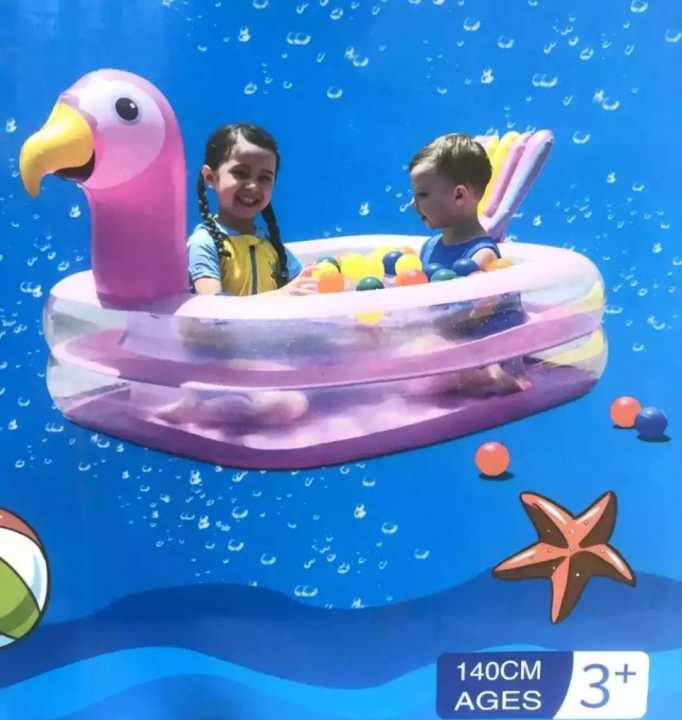 Swimming Pool Duck Design For Kids Pool Party / Inflatable 2 Ring Swim ...