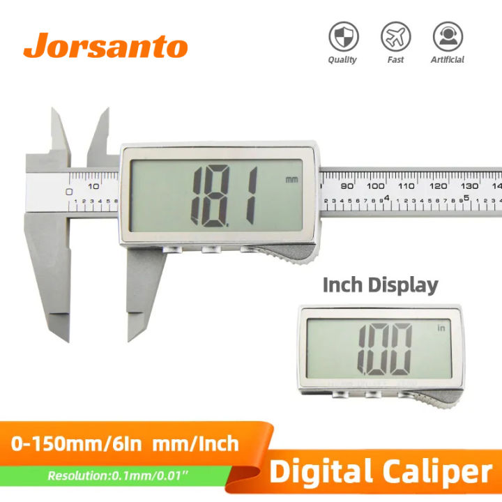 Digital Caliper Electronic Vernier Caliper Plastic Digital Ruler ...