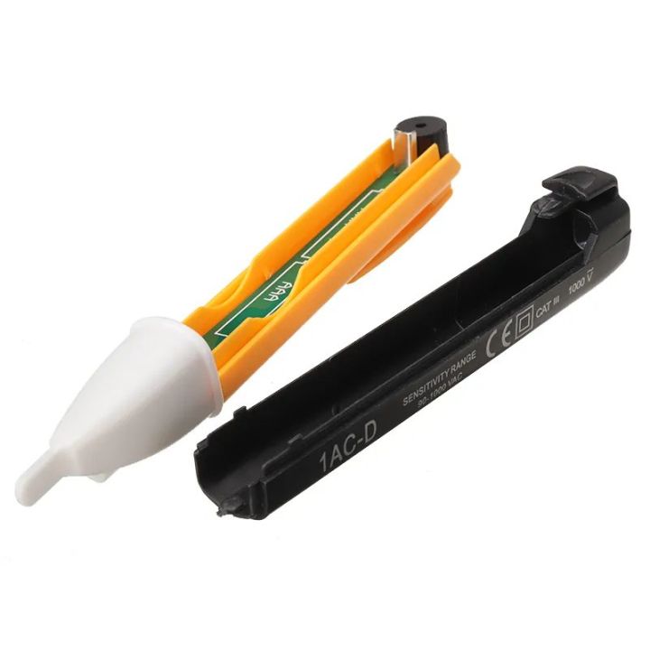 Non Contact Voltage Tester Voltage Detector Alert Plastic Pocket Pen 90 ...