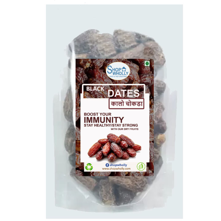 SHOP WHOLLY Black Dates (Chokada) 200gms | Daraz.com.np