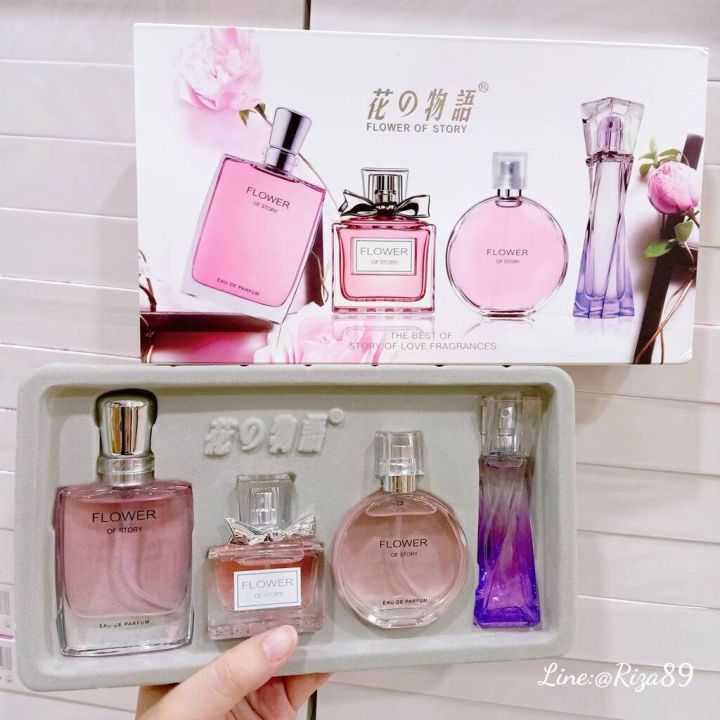 Super Fine Scents Perfume For Women Gift Set - 4 Piece Set | Daraz.com.np