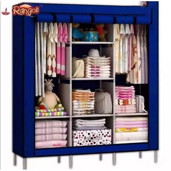 Portable Elegant Foldable Cloth Wardrobe Queen Daraz (Color May Vary ...