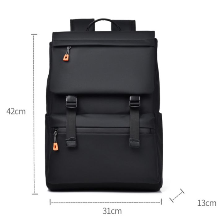 Korean Fashion Men's Backpack Large Capacity Waterproof Travel Backpack ...
