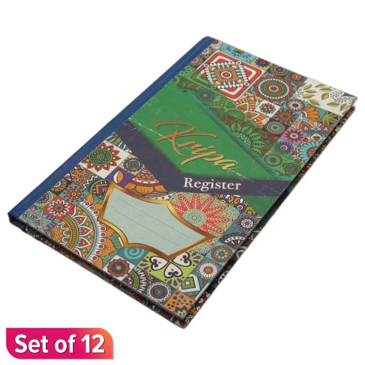 Kripa Notebook Register, No. 8, Set Of 12 | Daraz.com.np