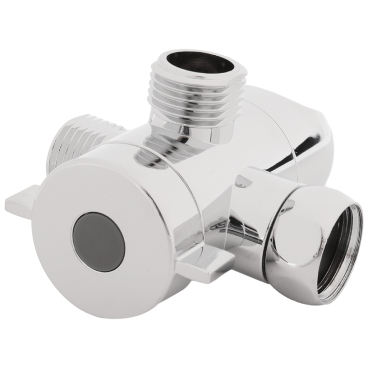 3 Way Shower Diverter with Hand Shower Cradle Faucet Overhead Shower ...